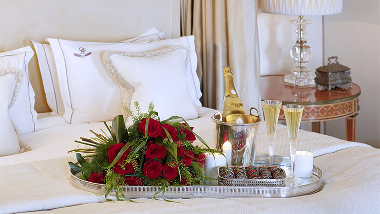 The Old Government House Hotel & Spa - Romantic turndown